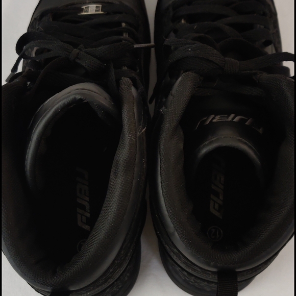 FUBU | Shoes | Fubu Black Laceup Hightop Athletic Shoes | Poshmark